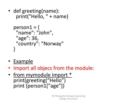 Modules And Packages In Python Ppsx