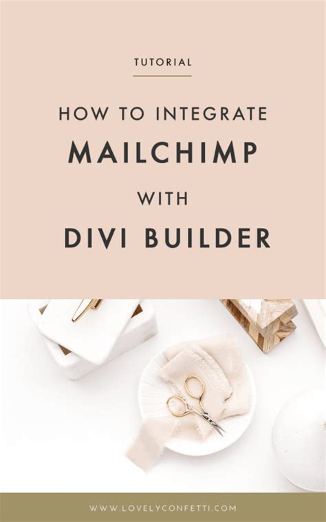How To Integrate Mailchimp With Divi Builder Lovely Confetti