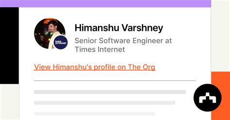 Himanshu Varshney Senior Software Engineer At Times Internet The Org