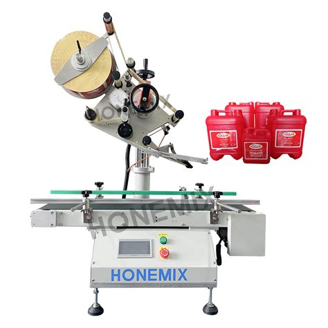 Hone Energy Saving Sticker Flat Surface Labeller Auto Tabletop Labeling Machine Labeling