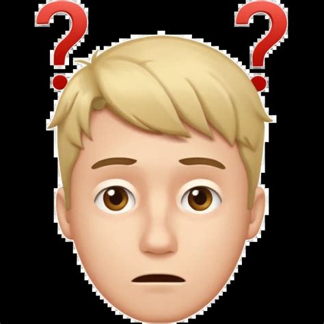 Confused Guy Meme With Question Marks Emoji Ai Emoji Generator