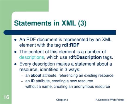 Chapter 3 Describing Web Resources in RDF - ppt download