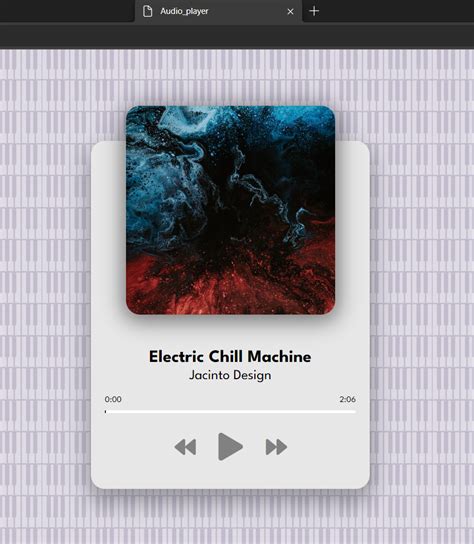 GitHub Rejoy01 Audio Player This Is A Music Player Interface Where A User Can Play Pause