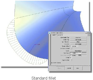 Surfaces Surface Fillet