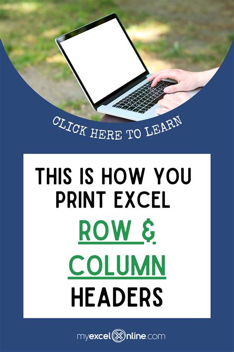 Print Excel Header Row And Column On Every Page Myexcelonline Excel Excel Tutorials Excel