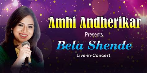 Bela Shende Live In Concert Music Shows Event Tickets Mumbai Bookmyshow