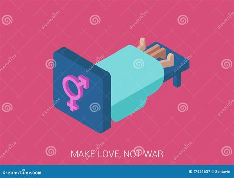 Flat Style 3d Isometric Concept For Making Love Sex Stock Vector Illustration Of Love Date