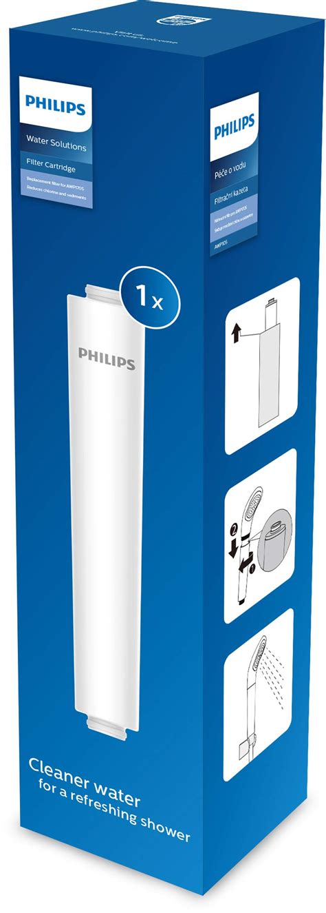 Philips Shower Head Replacement Filter 1 Pack White Awp105 10 Amazon