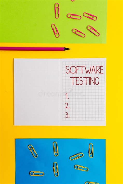 Text Sign Showing Software Testing Conceptual Photo Investigation