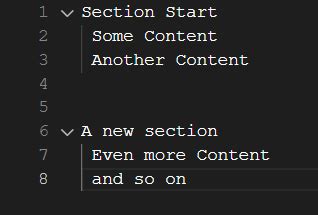 Vscode Extensions VS Code Recreate Folding Behaviour Of Plain Text Stack Overflow
