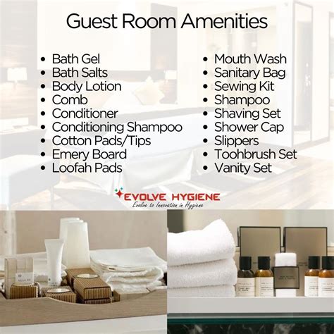 Hotel Bathroom Amenities List Custom Disposable 5star Luxury Hotel