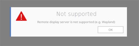 anydesk issues on cachyos remote display server is not supported e g