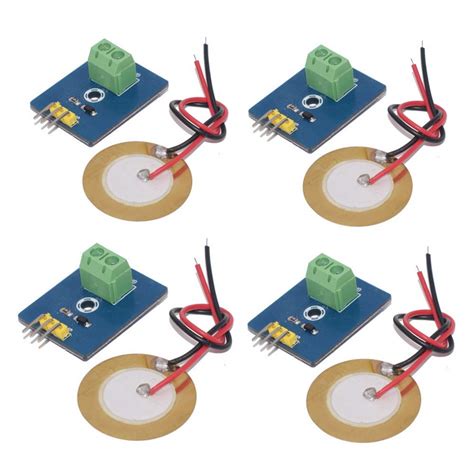 Ihaospace4 Pcs Piezoelectric Sensor Analog Ceramic Vibration Sensor Module Analog Desertcart Ihaospace4 Pcs Piezoelectric Sensor Analog Ceramic Vibration Sensor Module Analog Desertcart