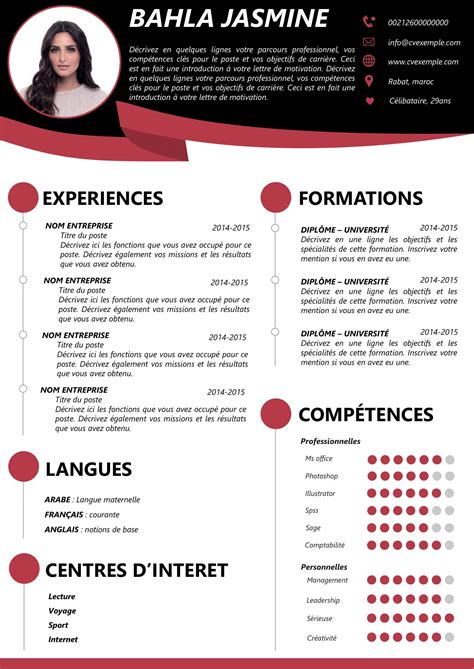 Modele Cv Powerpoint Gratuit Moderne Financial Report