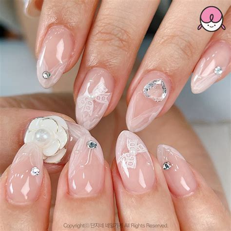 모양30 입체 진주 스티커