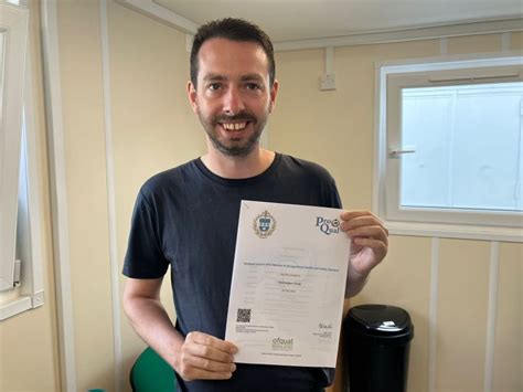 Christopher Greig On Linkedin Im Happy To Share That Ive Completed My Level 6 Nvq Diploma In