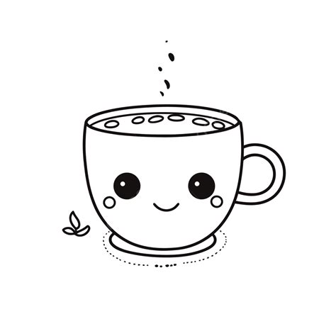 액체 Ss 개요 스케치의 Kawaii 커피 드로잉 컵 벡터 커피 드로잉 커피 개요 커피 스케치 Png 일러스트 및 벡터 에 대한 무료 다운로드 Pngtree