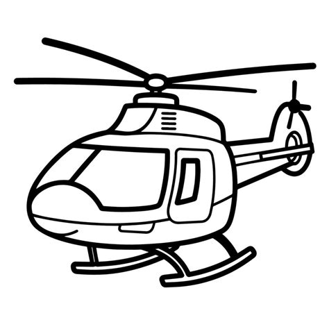 Helicopter Outline Vector Art Icons And Graphics For Free Download