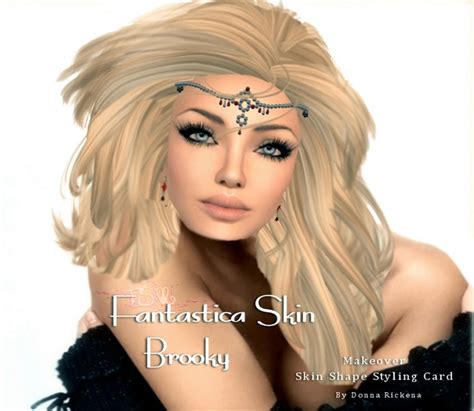 Second Life Marketplace Brookys Light Tan Skin Shape Makeup Lipstick