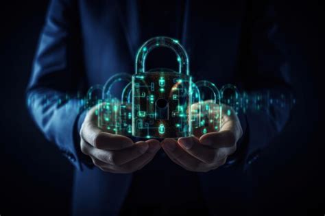 Premium Ai Image Cybersecurity And Privacy Concept Of Data Protection Secure Encryption