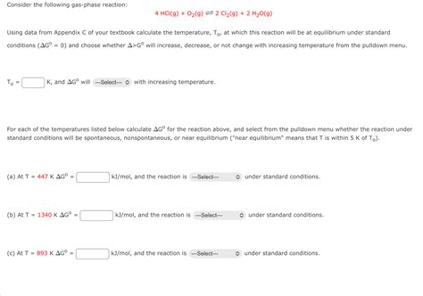 Solved APPENDIX C Thermodynamic Quantities For Selected Chegg