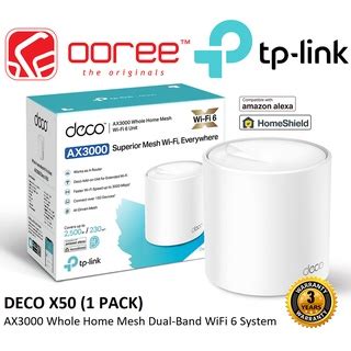 TP LINK DECO X50 DECO X50 4G DECO X50 5G AX3000 DUAL BAND WHOLE HOME MESH WI FI 6 SYSTEM 1