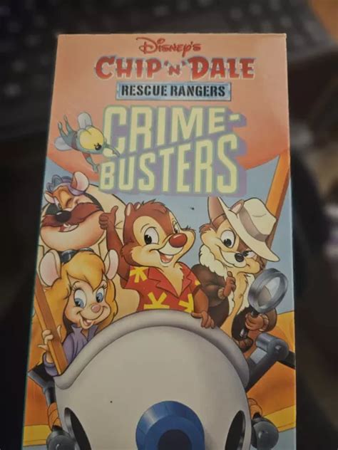 Vhs Walt Disney Chip N Dale Rescue Rangers Crimebusters Vhs 1991 £