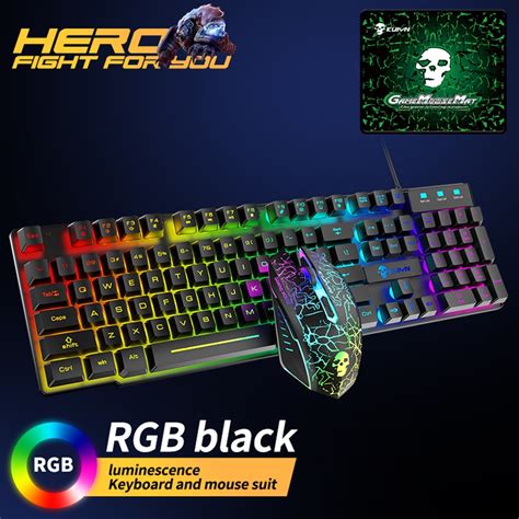 Gaming Keyboard Rgb Backlit Keyboard Usb Wired Gam Grandado