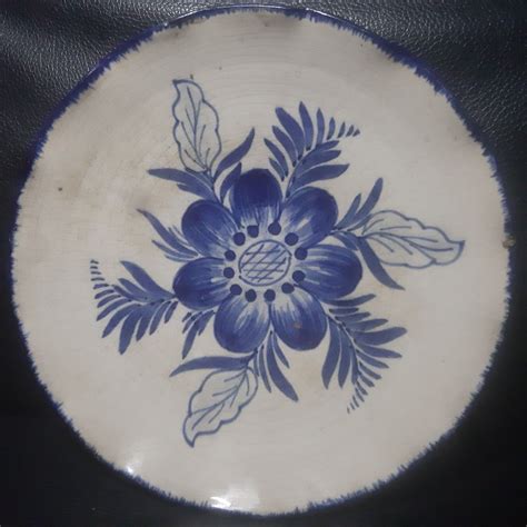 Piring Antik Biru Putihporcelain Belanda Antik Pajangan Di Carousell