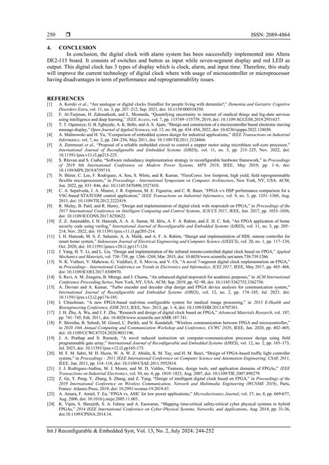 Fpga In Hardware Description Language Based Digital Clock Alarm System With 24 Hr Format Pdf