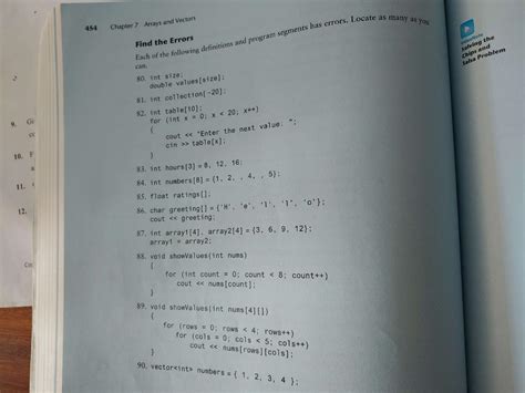 Solved Find The Errors Each Of The Following Definitions And