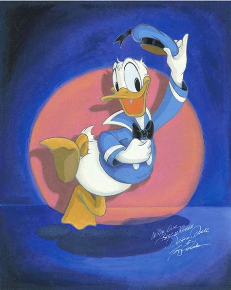 Tony Anselmo Voice Of Donald Duck Limited Edition Canvas Giclee