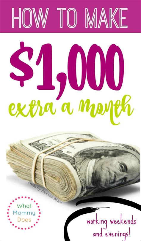 How To Make 1000 A Month On The Side