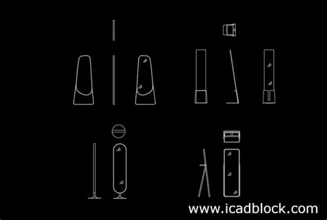 mirror cad block collection in dwg icadblock