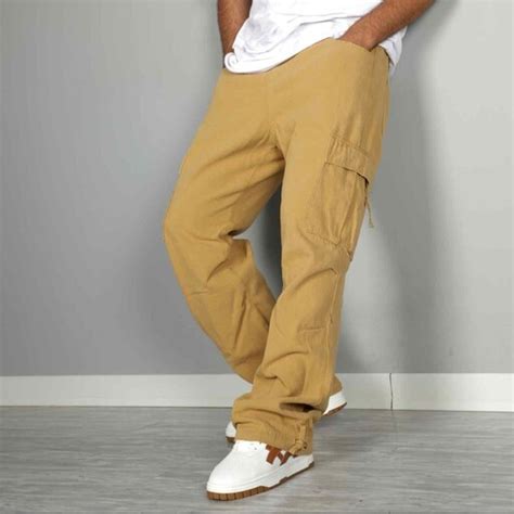 خرید و قیمت شلوار کارگو بگ مردانه کرم باتیس بوتیک از غرفه باتیس بوتیک