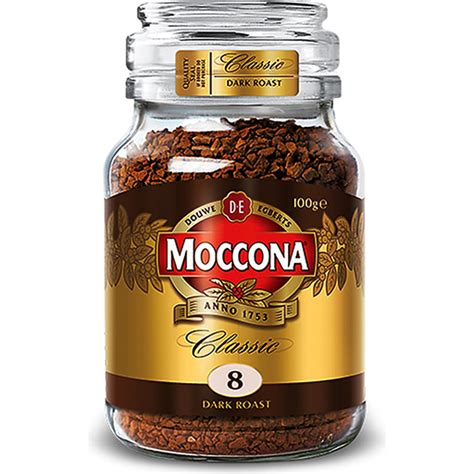 Moccona Classic 8 Dark Roast Dried Coffee 100g Coffee And Tea