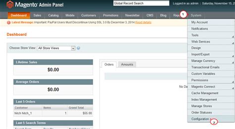 magento how to define different footer welcome message for each store