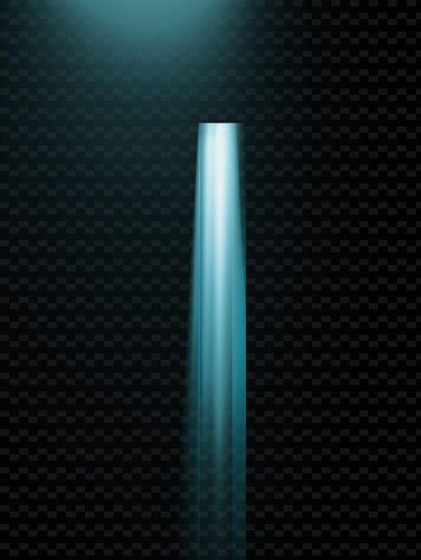 A Blue Glass Object On A Black Background Premium Ai Generated Psd