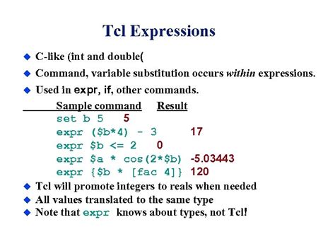 Programming Using Tcl Tk Week 2 Seree Chinodom Seree Buu