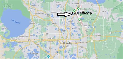 Map Of Claremont Florida Maps Of Florida