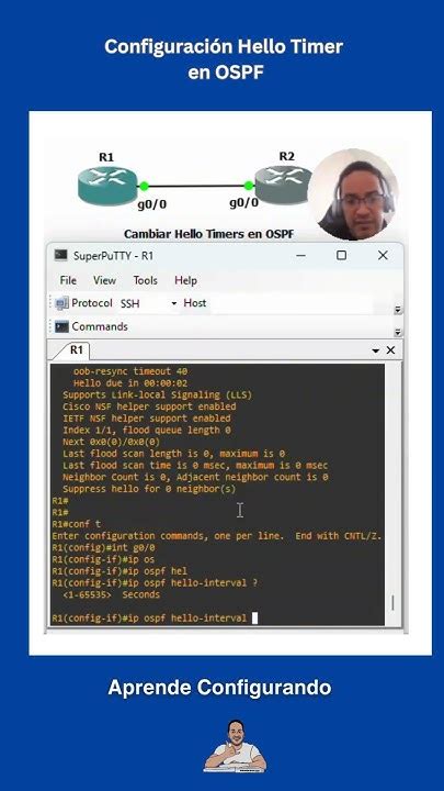 Cambiar El Intervalo Hello Ospf Rápido Ospfv2 Y Ospfv3 Youtube