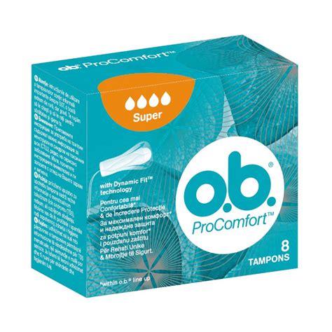 Set 6 X Tampoane Ob Procomfort Super 8 Bucati Cutie Emagro