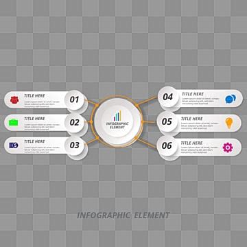 Infographic Table 6 Steps Text Box Frame Infographic Text Box