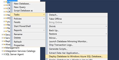 microsoft azure sql hosts sage crm v7 1 database
