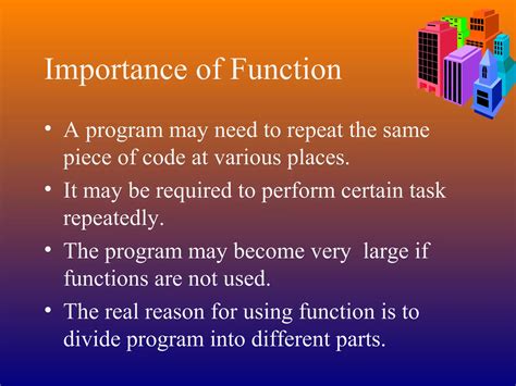 Functions In C Ppt Ppt Programming Languages Computing