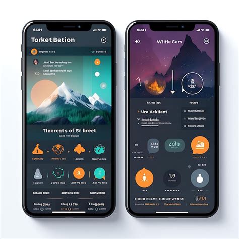 Premium Ai Image Mobile App Layout Design Of Fitness Class Review And