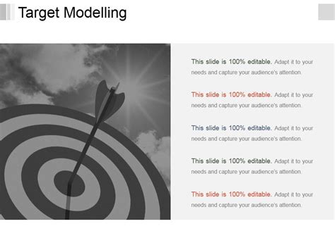Target Modelling Template Ppt PowerPoint Presentation Infographics Summary