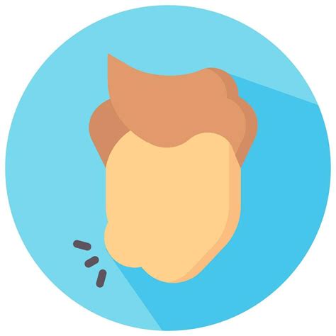 Tooth Pain Vector Round Flat Icon 26517384 Vector Art At Vecteezy