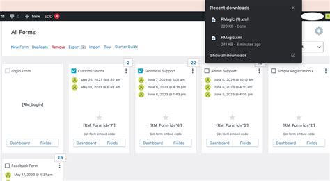 Exportimport Extension Registrationmagic