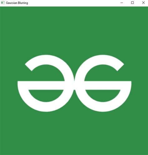 Opencv Python 程序模糊图像 【布客】geeksforgeeks 人工智能中文教程